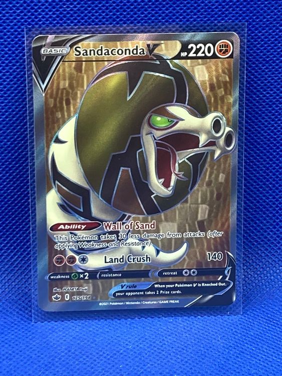 Pokemon Chilling Reign / Sandaconda V 175 / 198 EN | Kaufen auf Ricardo