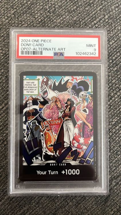 One Piece Card Game - PSA 9 - OP07 DON!! (Gebraucht) in Busswil BE für ...