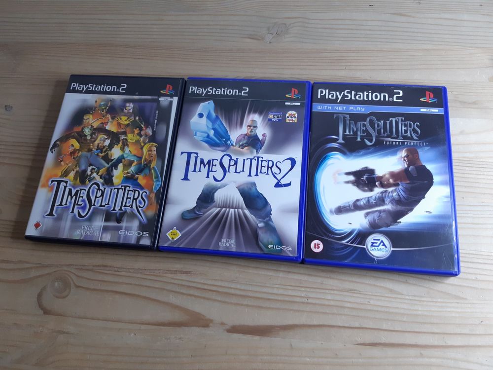 Timesplitters Set: Time Splitters 1 + 2 + Future Perfect PS2 | Kaufen ...