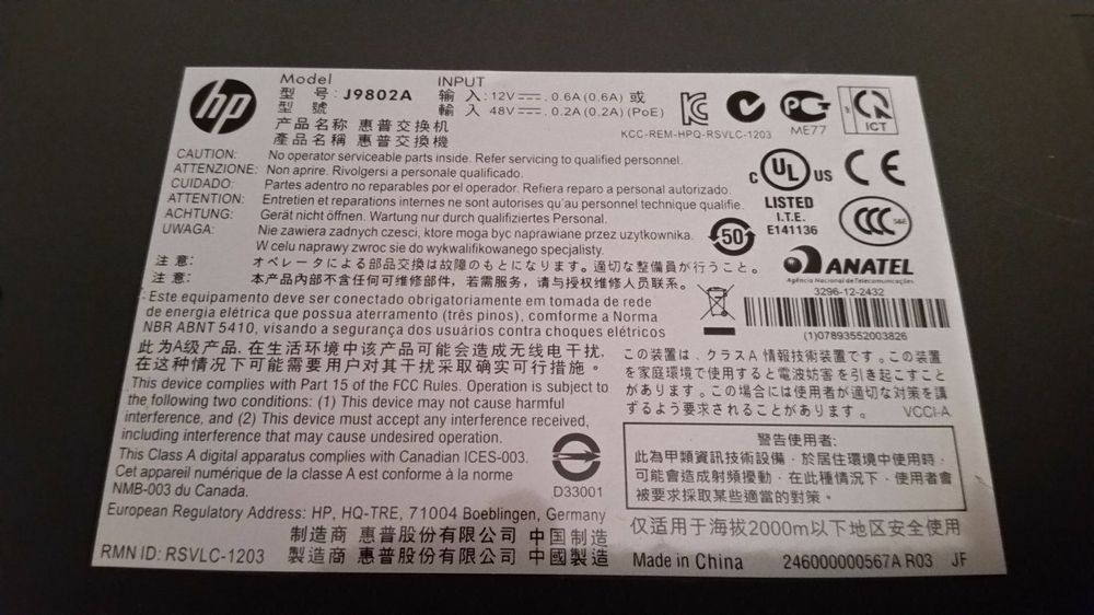 HP 1810-8G Switch (J9802A) | Kaufen auf Ricardo