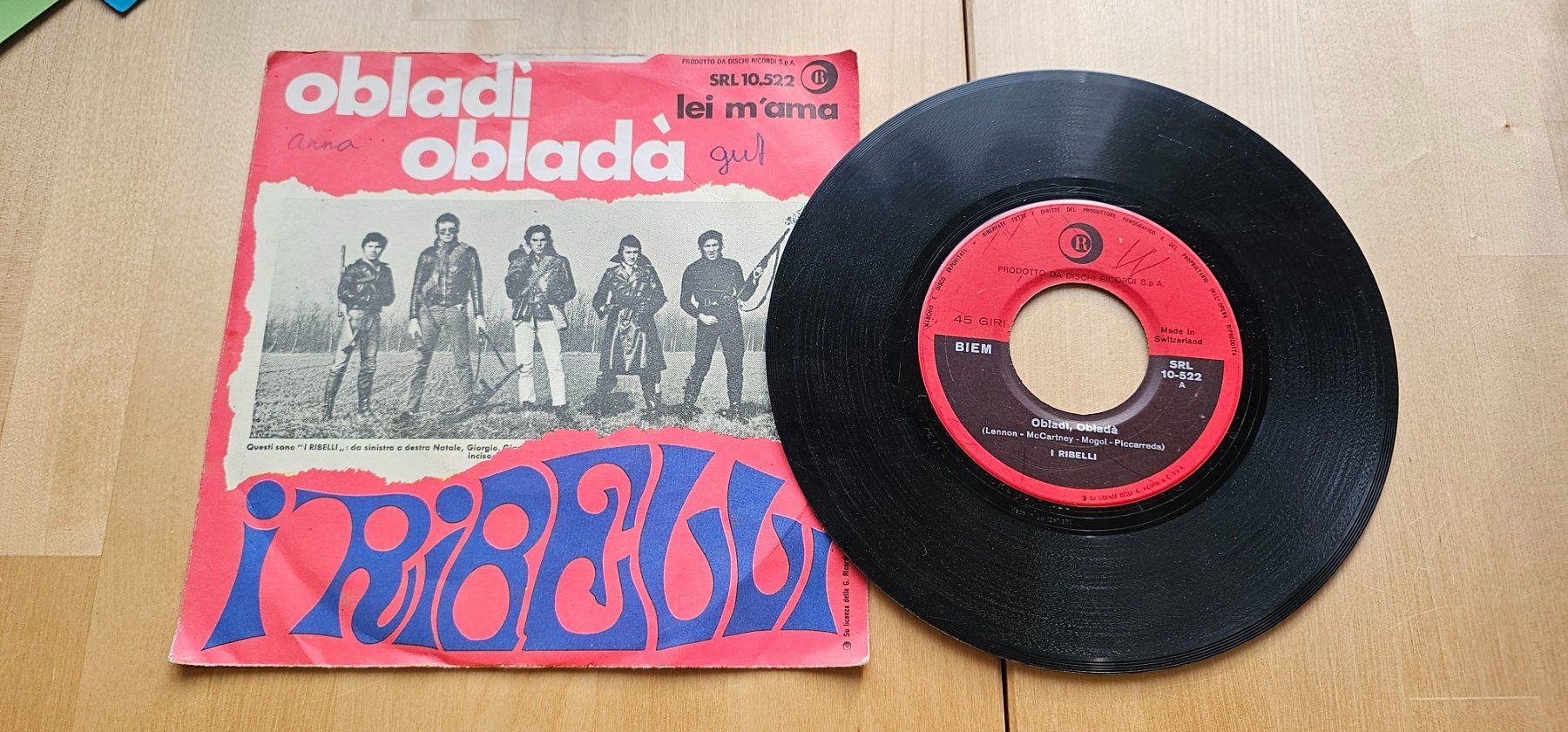 IRIBELLI- Obladi obladà/ Vinyl Single (Gebraucht) in Geuensee für CHF 3 ...