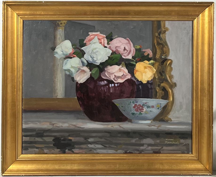 Henri Marchal (1878-1942) Stilleben Gemälde mit Roses (Gebraucht) in ...