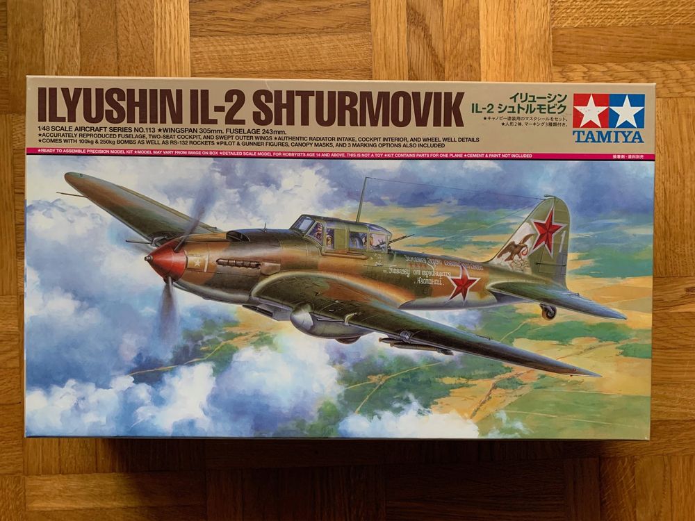 Tamiya 1/48 Ilyushin IL-2 Shturmovik #61113 | Kaufen auf Ricardo
