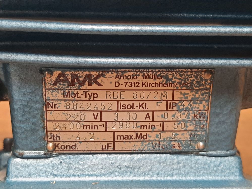 AMK / HÖRZ Elektromotor / Getriebe mit Konsole (Gebraucht) in ...