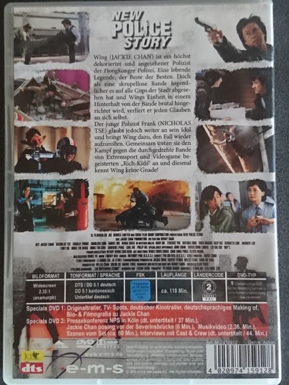 New Police Story mit Jackie Chan (Gebraucht) in St.Pelagiberg für CHF 1 ...