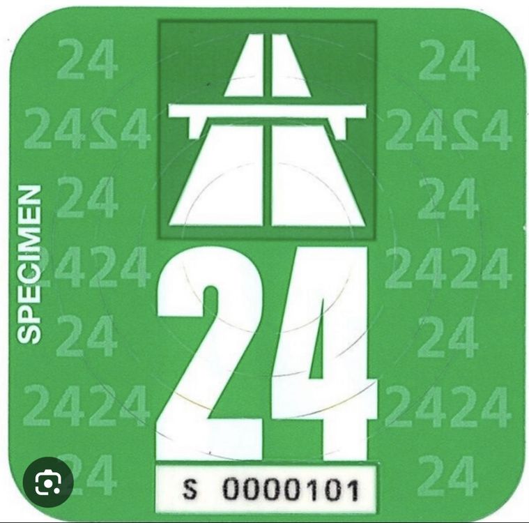 Autobahnvignette 2024 Schweiz - Neu! (Neu und originalverpackt) in Opfikon für CHF 17.5 – mit ...