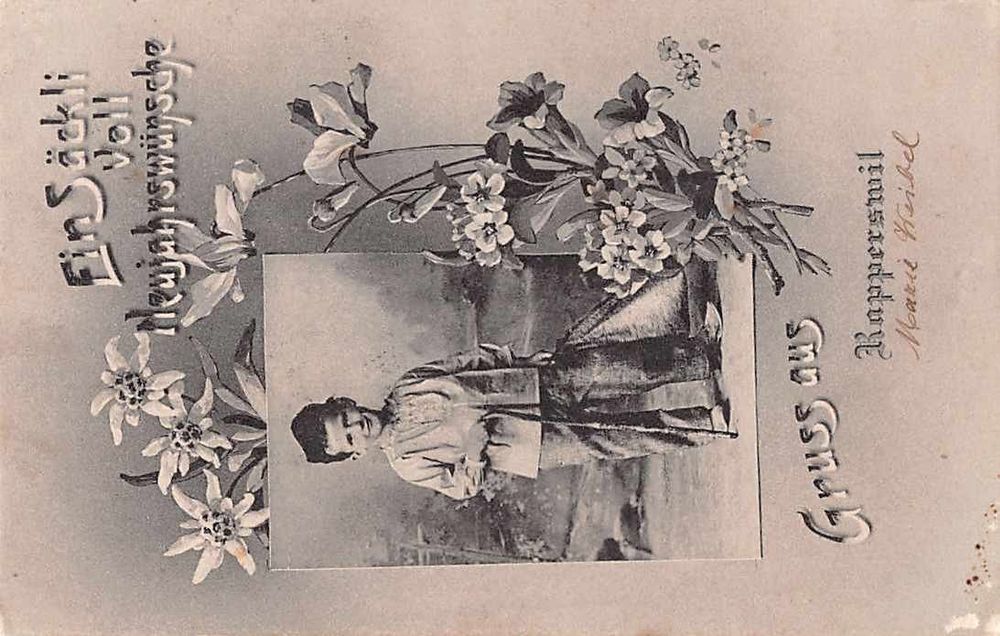 Schöne alte Postkarte Gruss aus RAPPERSWIL 1907 | Kaufen auf Ricardo