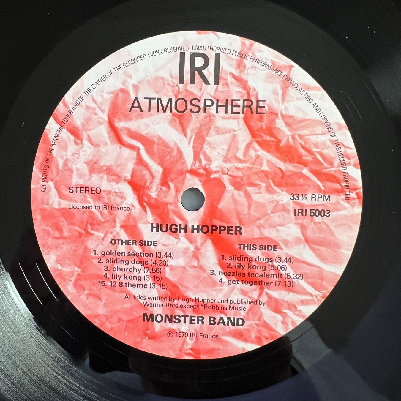 Hugh Hopper - Monster Band / 1. UK-Press. 1979 (Gebraucht) in Gais für ...