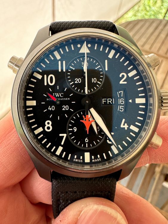 IWC Pilot's Watch "TOP GUN" Doppelchrono IW379901 (Gebraucht) in Zug ...