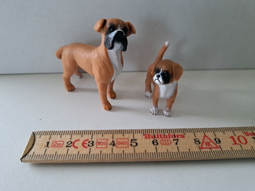 Schleich Boxer Hündin mit Welpe (Gebraucht) in Langendorf für CHF 5 ...
