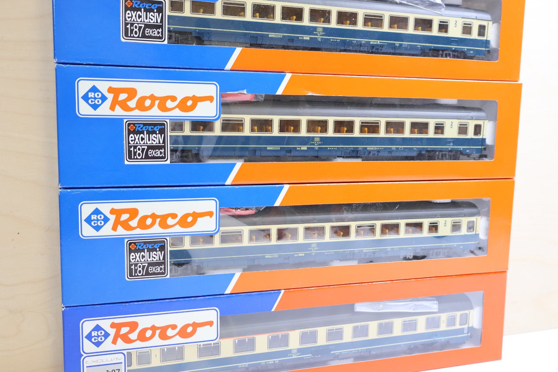 ROCO 4 x Personenwagen H0 46551/46541 - Top Modelle (Gebraucht) in ...