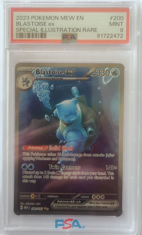Pokemon Blastoise EX PSA 9 (Neu (gemäss Beschreibung)) in Muri b. Bern ...