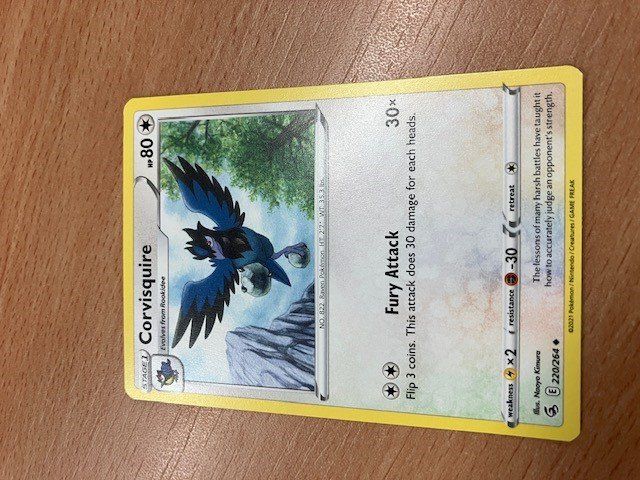 Pokemon Corvisquire 220/264 | Kaufen auf Ricardo