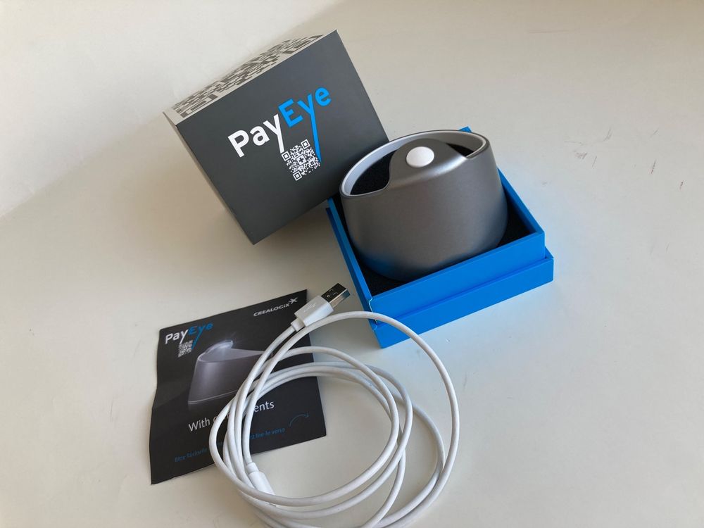 PayEye – Swiss QR Code Reader (silver) full set, NP 180.- (Gebraucht ...