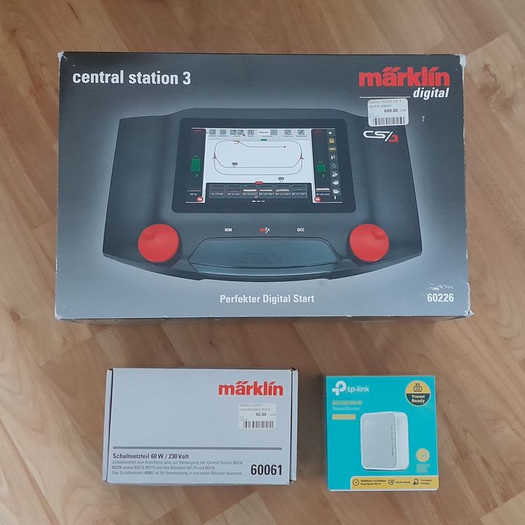 Märklin CS3 + transformateur (Gebraucht) in Léchelles für CHF 493 – mit ...