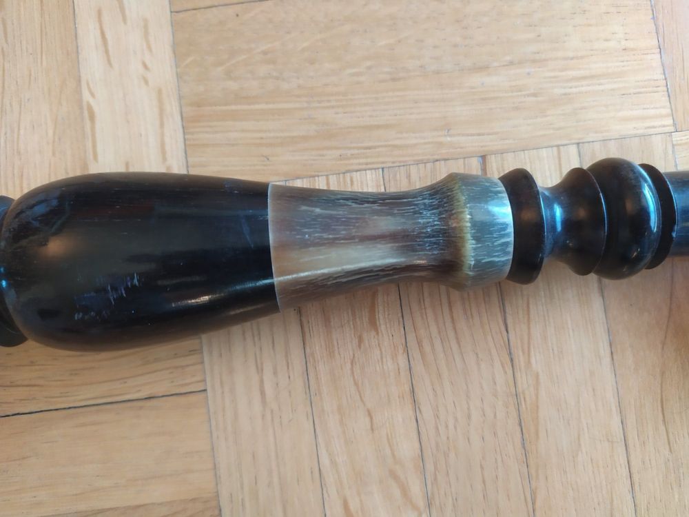 Antike JÄGER-PFEIFE, mit HORN L= 85cm !! | Acheter sur Ricardo