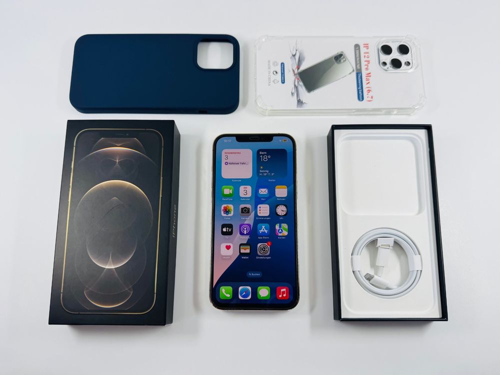 iPhone 12 Pro Max | 128 GB | Gold | Akku 100% + Zubehör (Gebraucht) in ...