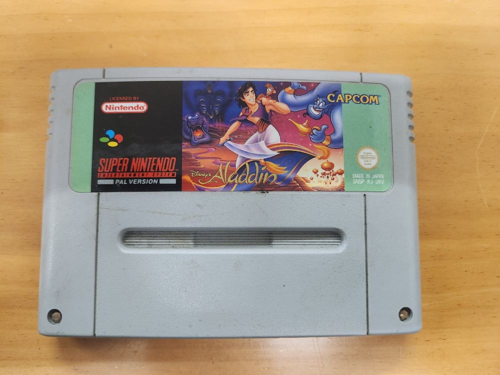 SNES Spiel Aladdin Super Nintendo Modul Cartridge PAL (Gebraucht) in ...