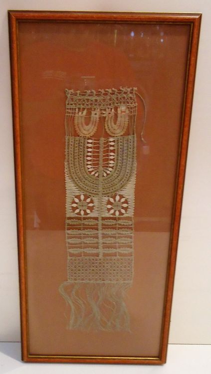 ALTE HANDARBEIT HINTER GLAS GERAHMT | Kaufen auf Ricardo