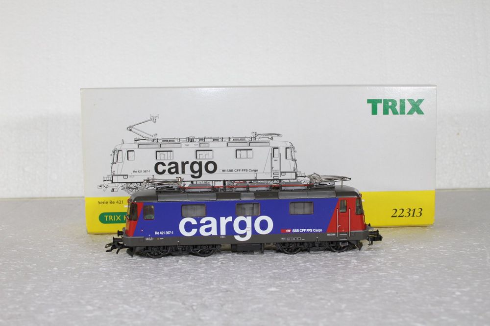 Trix 22313 SBB Cargo Re 421 ( 4/4) DSS analog (Gebraucht) in Triesen ...