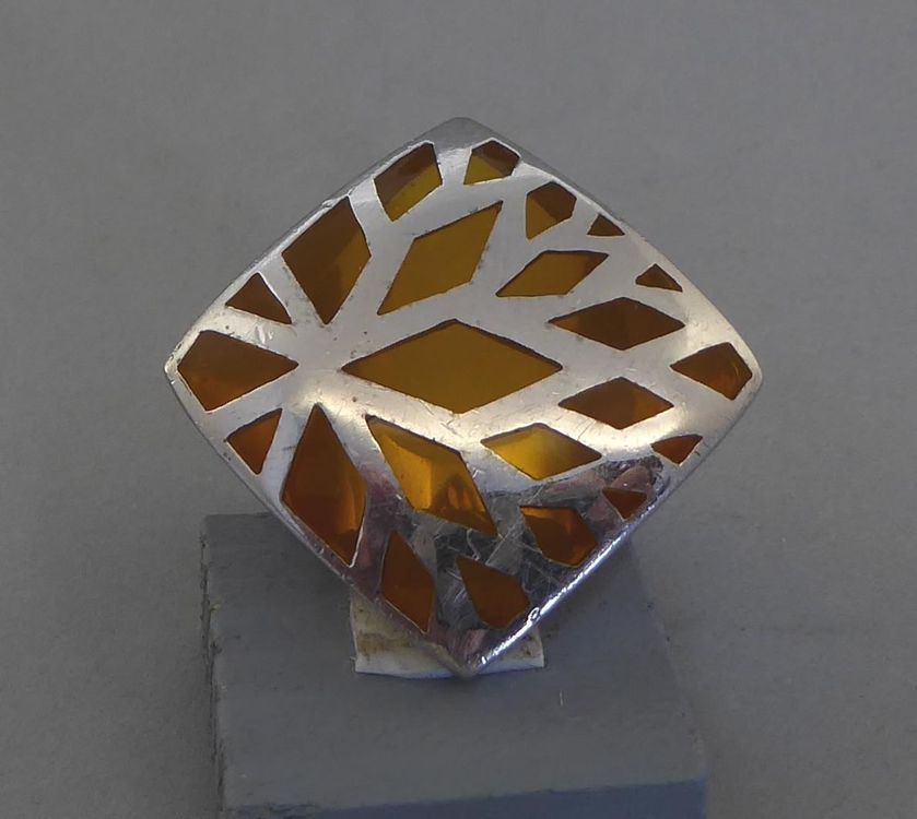 Ring 925 Silber mit Overlay Glasstein (Gebraucht) in Muri AG für CHF 25 ...