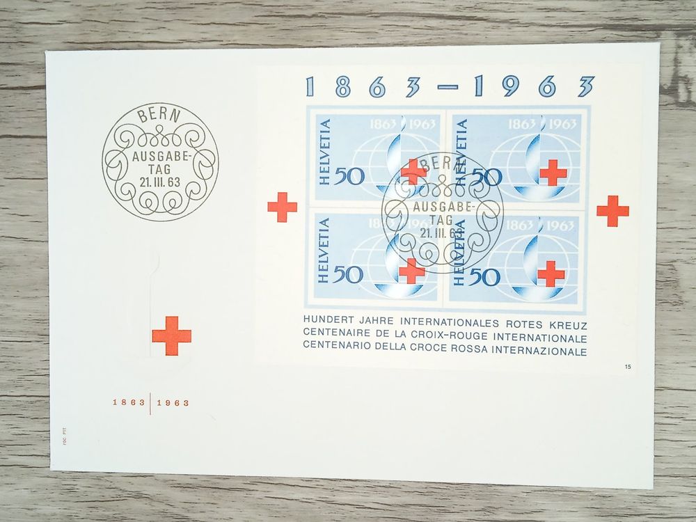 TR17 Enveloppe + Timbre Suisse 1963 (Gebraucht) in Cousset für CHF 1.1 – mit Lieferung auf ...