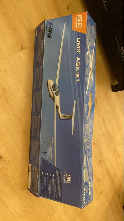 Planeur RC UMX ASK-21 E-flite BNF - Comme neuf! 52 cm (Neuf (Voir ...