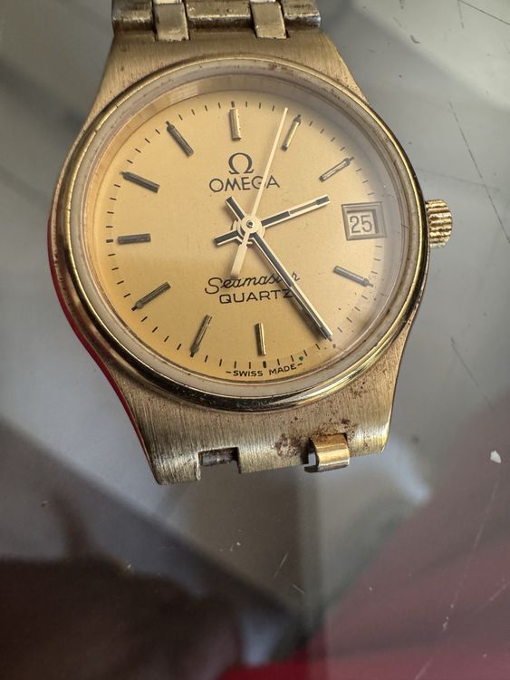 Omega Seamaster Quartz 1380 Vintage, pour collectionneur. (Défectueux ...