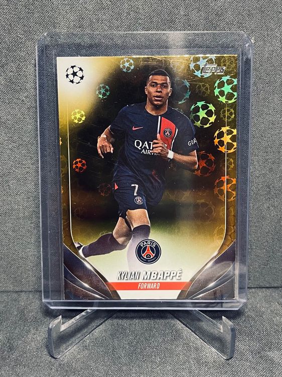 2023-24 Topps UEFA Kylian Mbappe Gold Starball PSG (Gebraucht) in ...