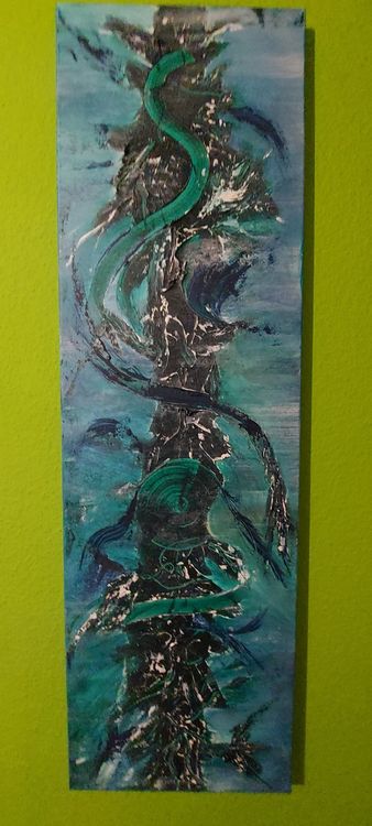 Bild Geheimnis des Meeres von mir selbstgemalt 30×100 (Neu (gemäss Beschreibung)) in Riehen für ...