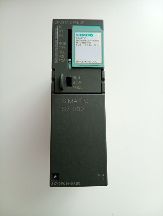 Siemens SIMATIC S7-300 CPU 317-2 PN/DP / 6ES7317-2EK14-0AB0 (Gebraucht ...