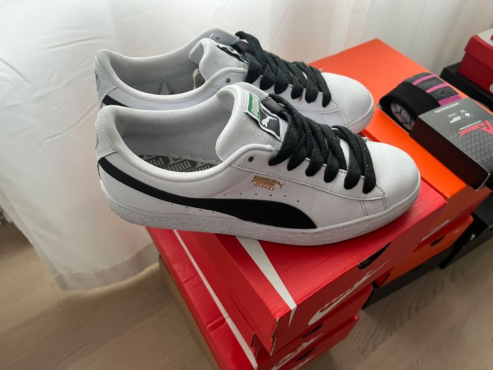 Puma Basket Classic Weiss / Schwarz 42.5 (Gebraucht) in Gebenstorf für ...
