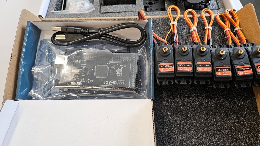 Roboter-Arm Bausatz 6 DOF + Arduino Mega 2560 (von Joy-It) | Kaufen auf ...