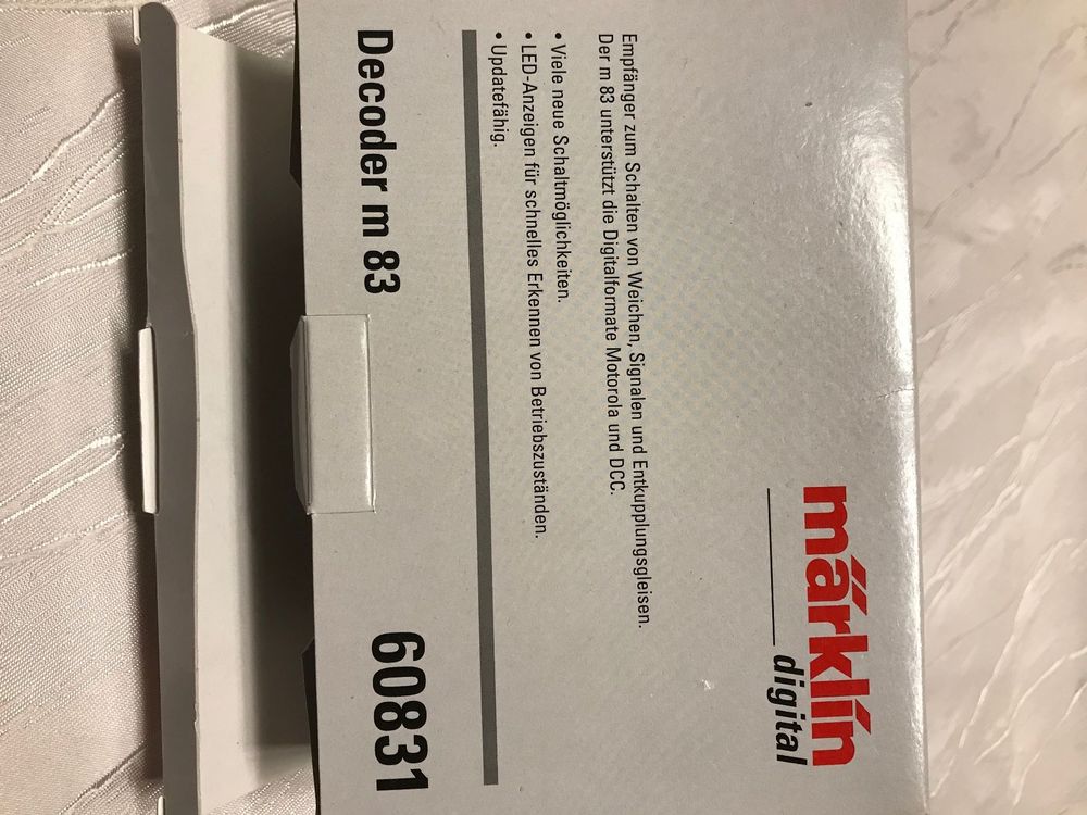 Märklin Decoder m 83 60831 | Kaufen auf Ricardo