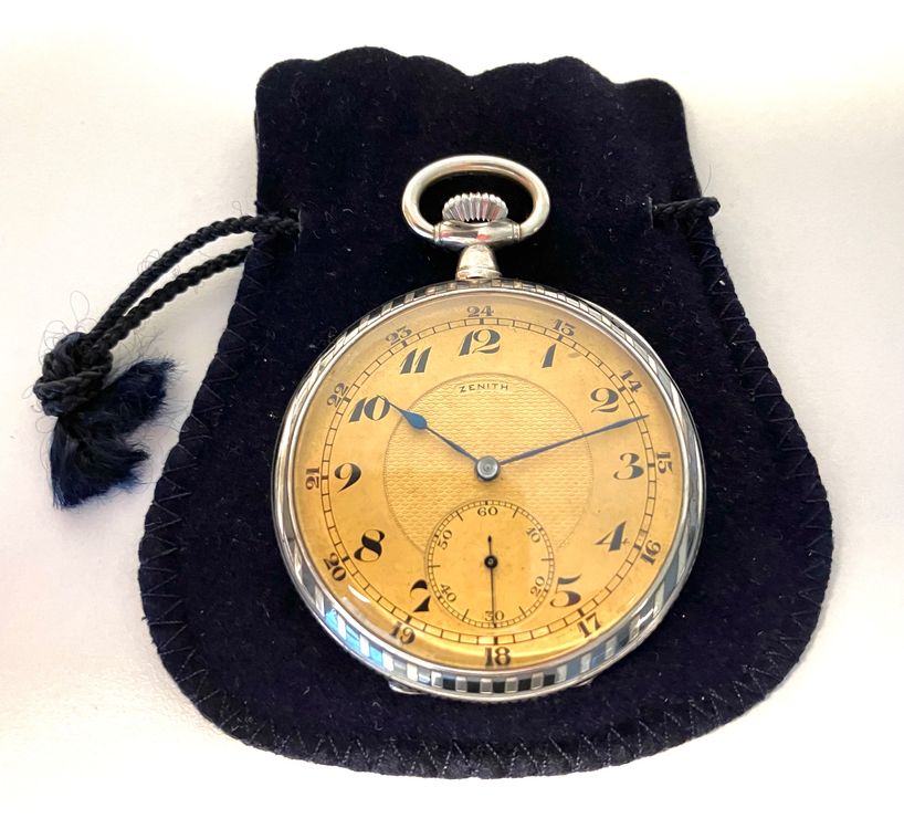 Silber-Taschenuhr Zenith | Kaufen auf Ricardo