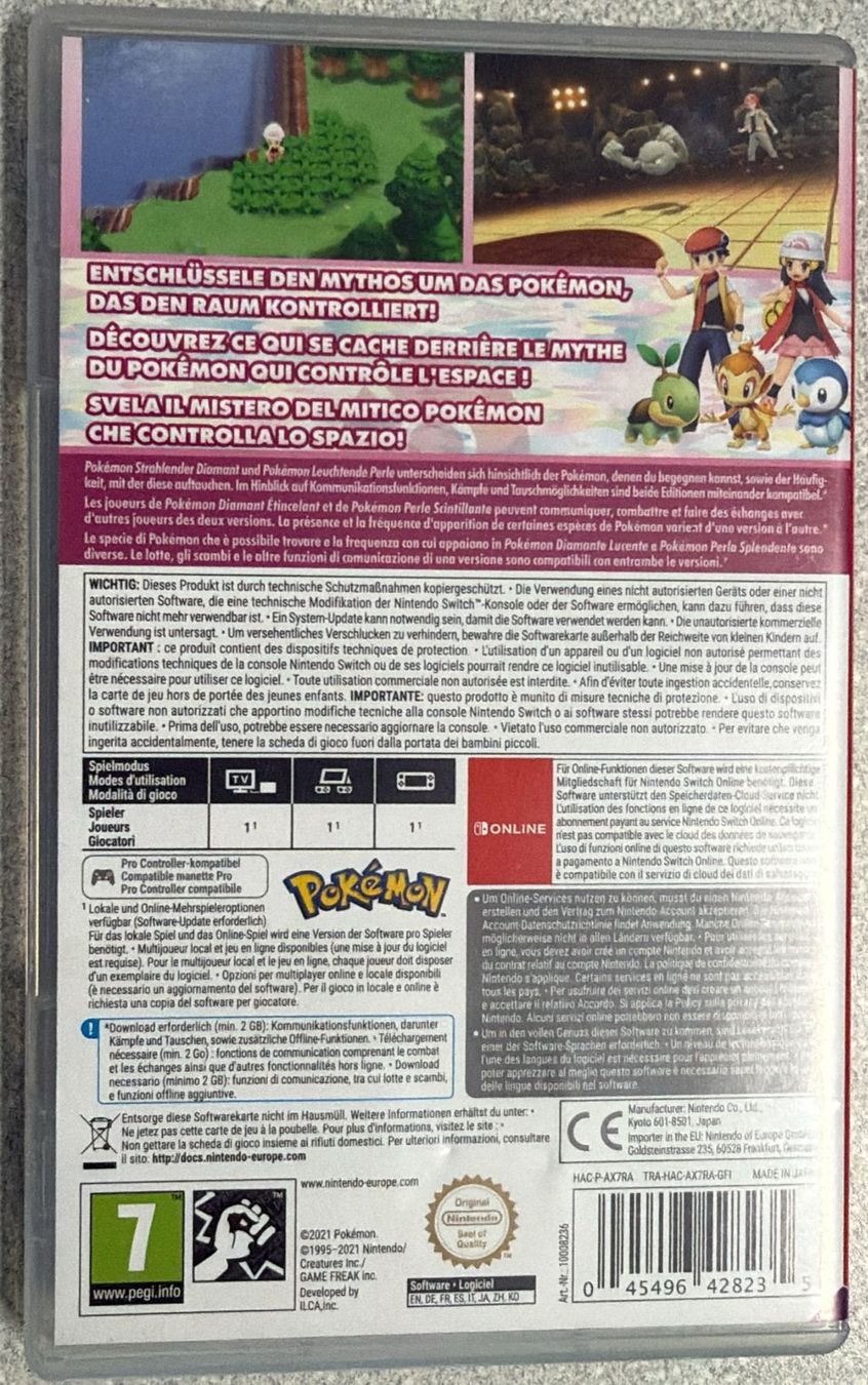 NINTENDO SWITCH POKEMON LEUCHTENDE PERLE (Gebraucht) in Zürich für CHF ...