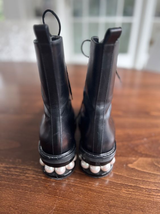 Nicholas Kirkwood- Perlen-Boots, Schwarz, Gr. 40Top Zustand! (Gebraucht ...