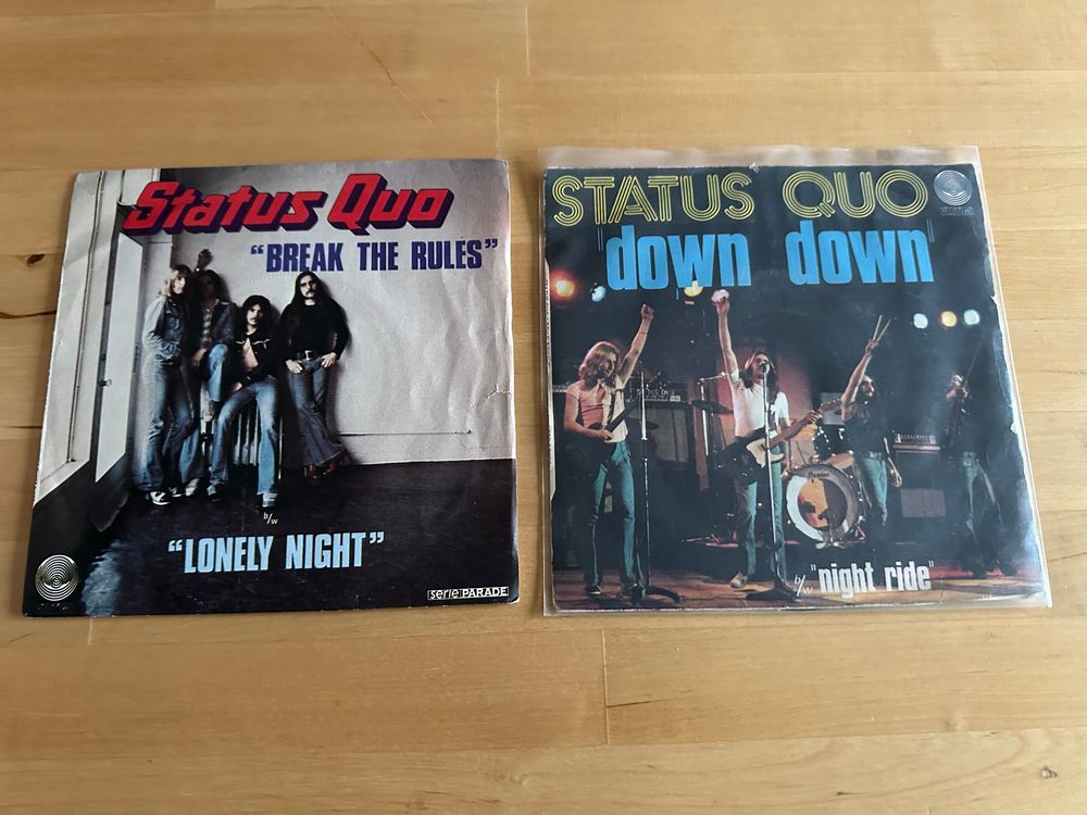 STATUS QUO Down + Break Frankreich Pressung Top Hits 7" 70's | Kaufen ...