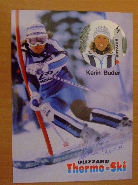 KARIN BUDER (AUT) AUTOGRAMMKARTE | Kaufen auf Ricardo
