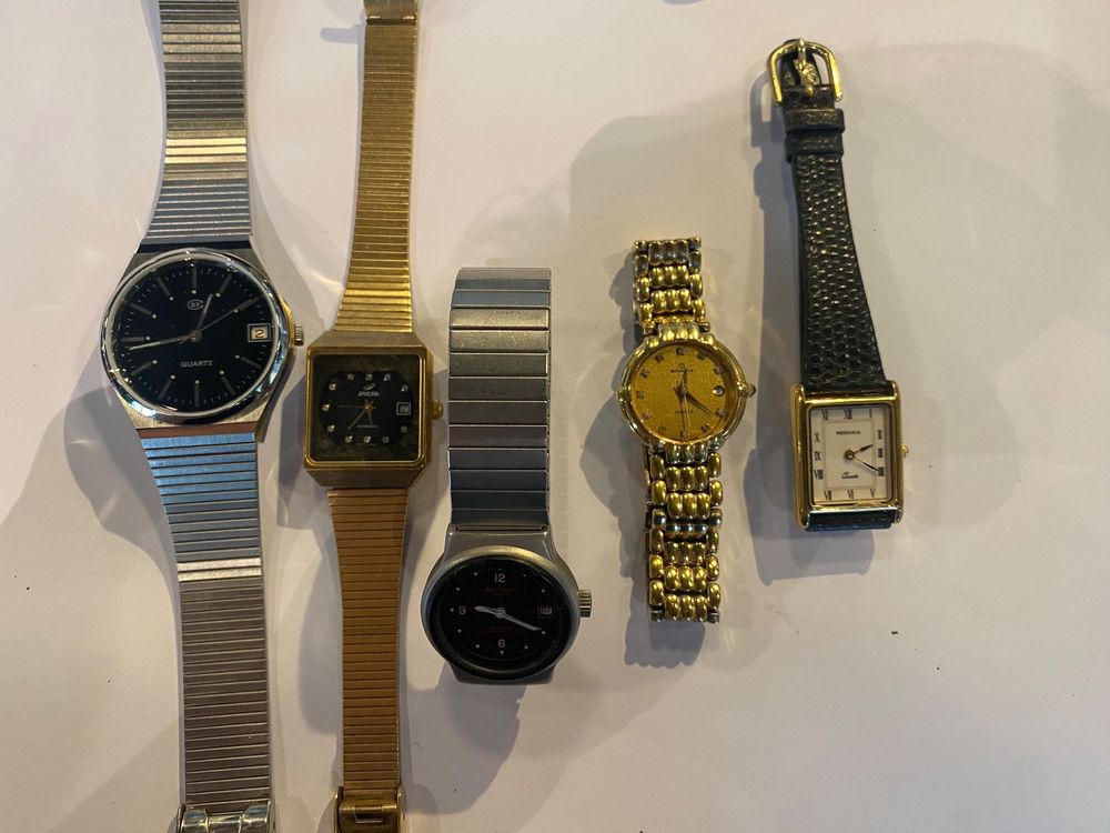 5 Stk Div.Uhren (Gebraucht) in Ballwil für CHF 6 – mit Lieferung auf Ricardo kaufen