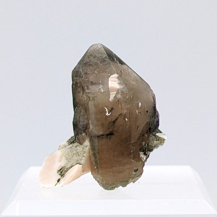 SMOKY QUARZ mit ROSA ORTHOKLAS, Baveno (Neu (gemäss Beschreibung)) in Balerna für CHF 16 – mit ...