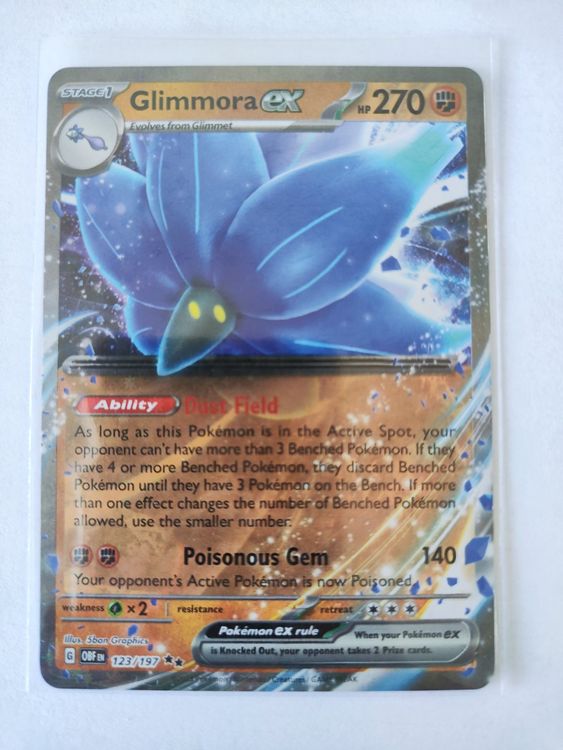 Pokemonkarte Obsidian Flames Glimmora EX 123/197 | Kaufen auf Ricardo