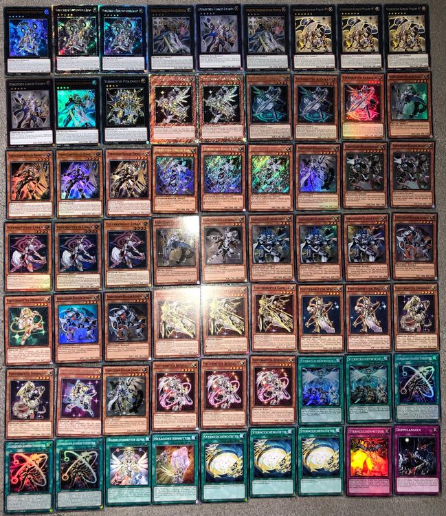 YuGiOh New Sternritter / Sternzeichen Deck 63 Karten (Neu (gemäss Beschreibung)) in Altstätten ...