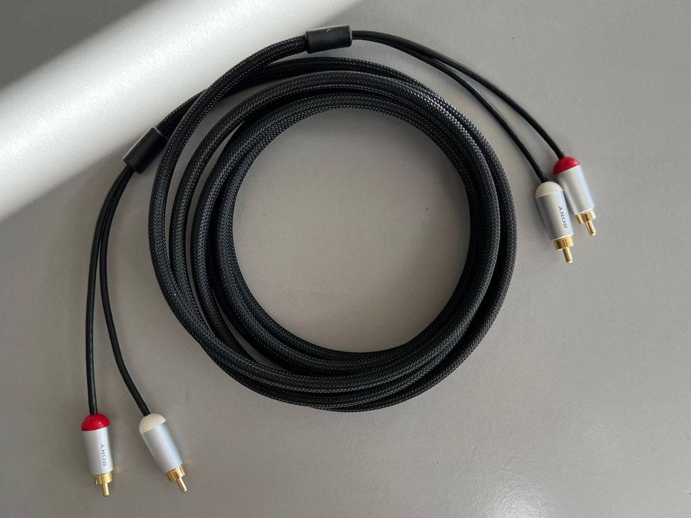 Hochwertiges Stereo Cinch-Kabel von Sony (Gebraucht) in Rickenbach SZ ...
