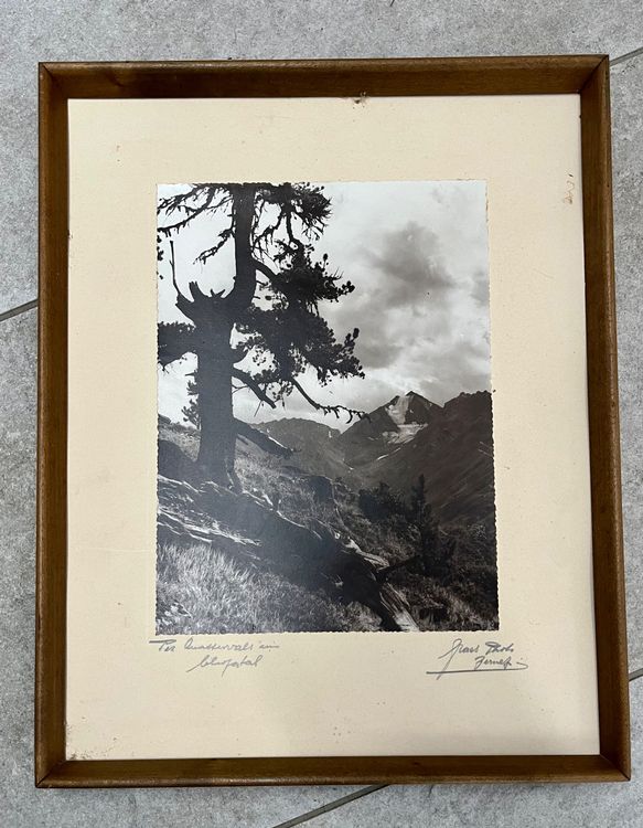 Original Fotografie vom Bündner Robert Grass (1906-1982) (Gebraucht) in ...
