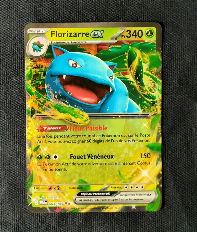 Cartes Pokemon Florizarre EX 151 FR Français 003 MEW (Gebraucht) in ...