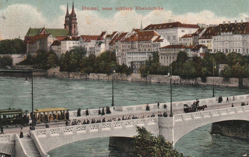 Basel-neue mittlere Rheinbrücke 1907 (Gebraucht) in uttwil für CHF 6.5 – nur Abholung auf ...