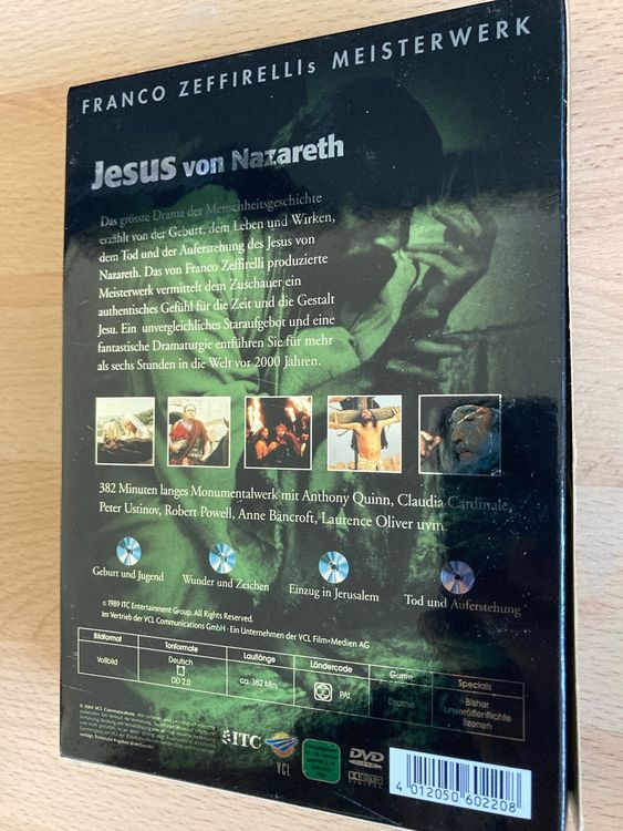 Jesus von Nazareth DVD 4 Spielfilme (Gebraucht) in Zürich für CHF 1 – mit Lieferung auf Ricardo ...