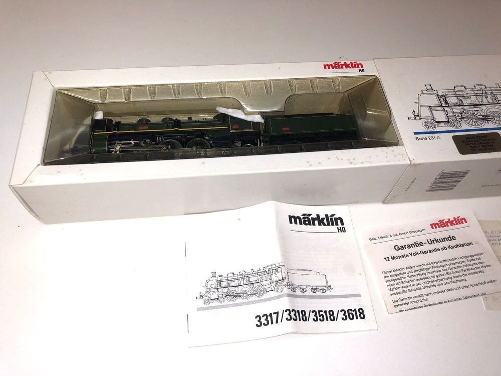 Märklin 3317, Dampflok mit Tender, BR 231 der SNCF | Kaufen auf Ricardo
