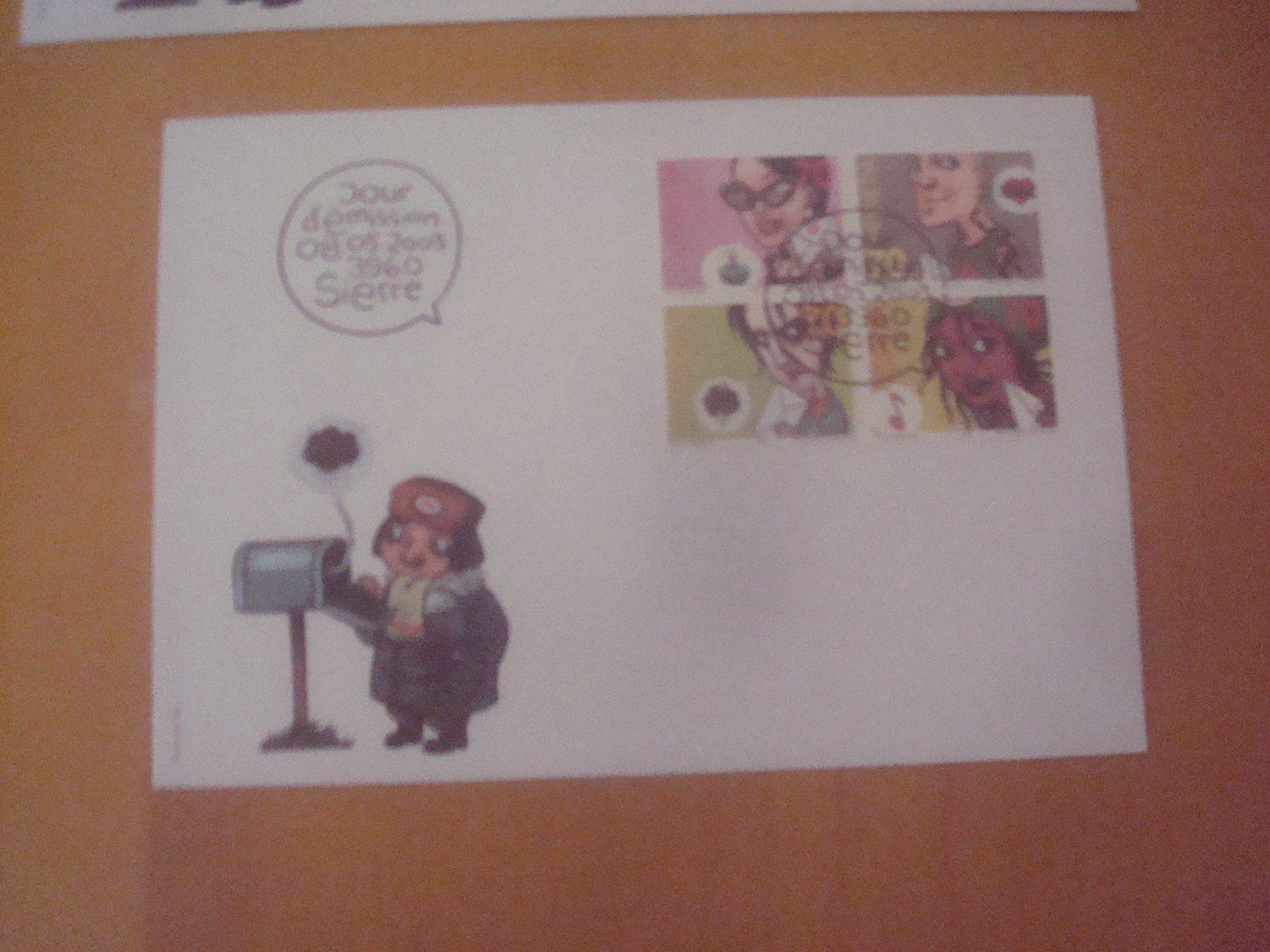 CH 2003 FDC Grossbrief mit Block und FDC mit Serie St SIERRE (Gebraucht ...